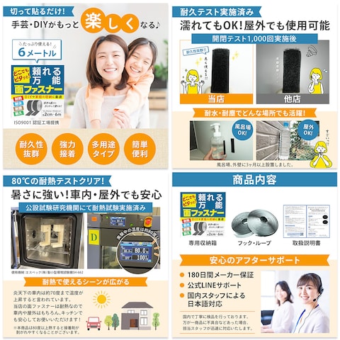 面ファスナーの商品画像 | Ks_designさん(WEBデザイナー)のポートフォリオ | ココナラ