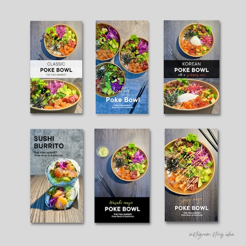 Instagram画像作成 | Riko 食とデザインさん(デザイナー)のポートフォリオ | ココナラ