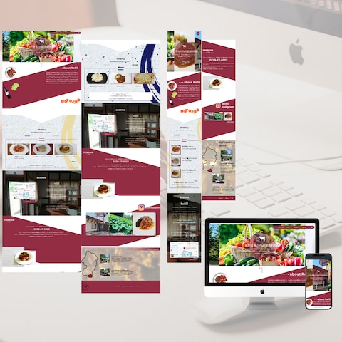 refill様のHP | mao_webdesign_nozomiさん(Webデザイナー)のポートフォリオ | ココナラ