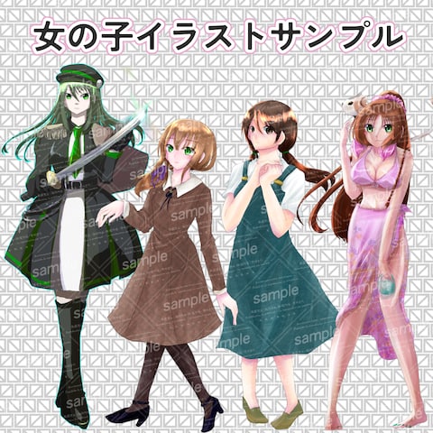 立ち絵イラスト | FelisWorkさん(SE、クリエイター)のポートフォリオ | ココナラ