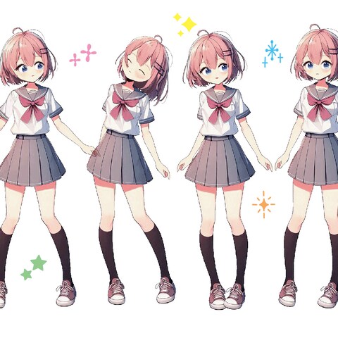 女の子サンプル01 | hdrdesignさん(クリエイター)のポートフォリオ | ココナラ