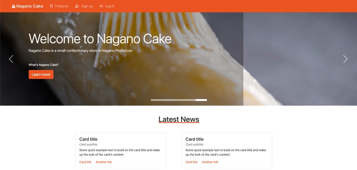 NaganoCake | ナカイリョウイチさん(学生)のポートフォリオ | ココナラ