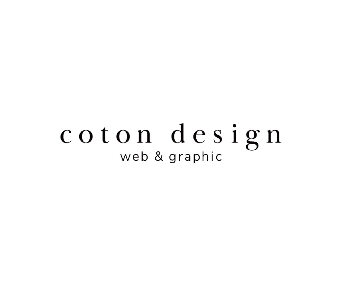 【ロゴ】coton design | Coton designさん(ウェブ/グラフィックデザイナー)のポートフォリオ | ココナラ