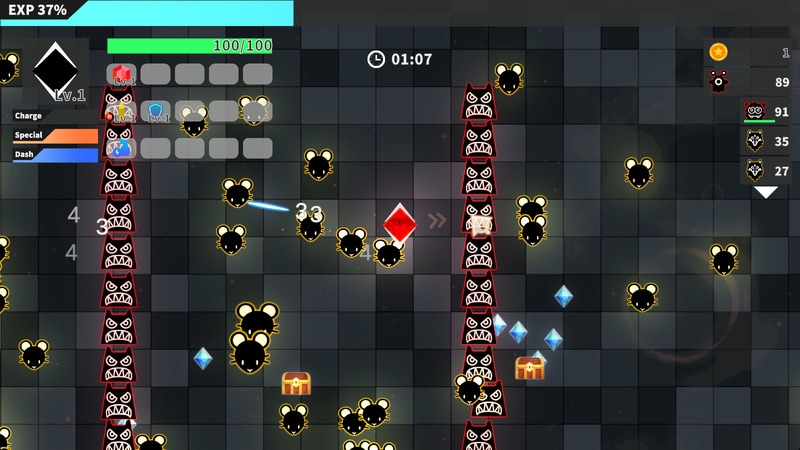 PCゲーム『Crystal Survivor』開発 | ふら_ゲーム開発さん(ゲームクリエイター)のポートフォリオ | ココナラ