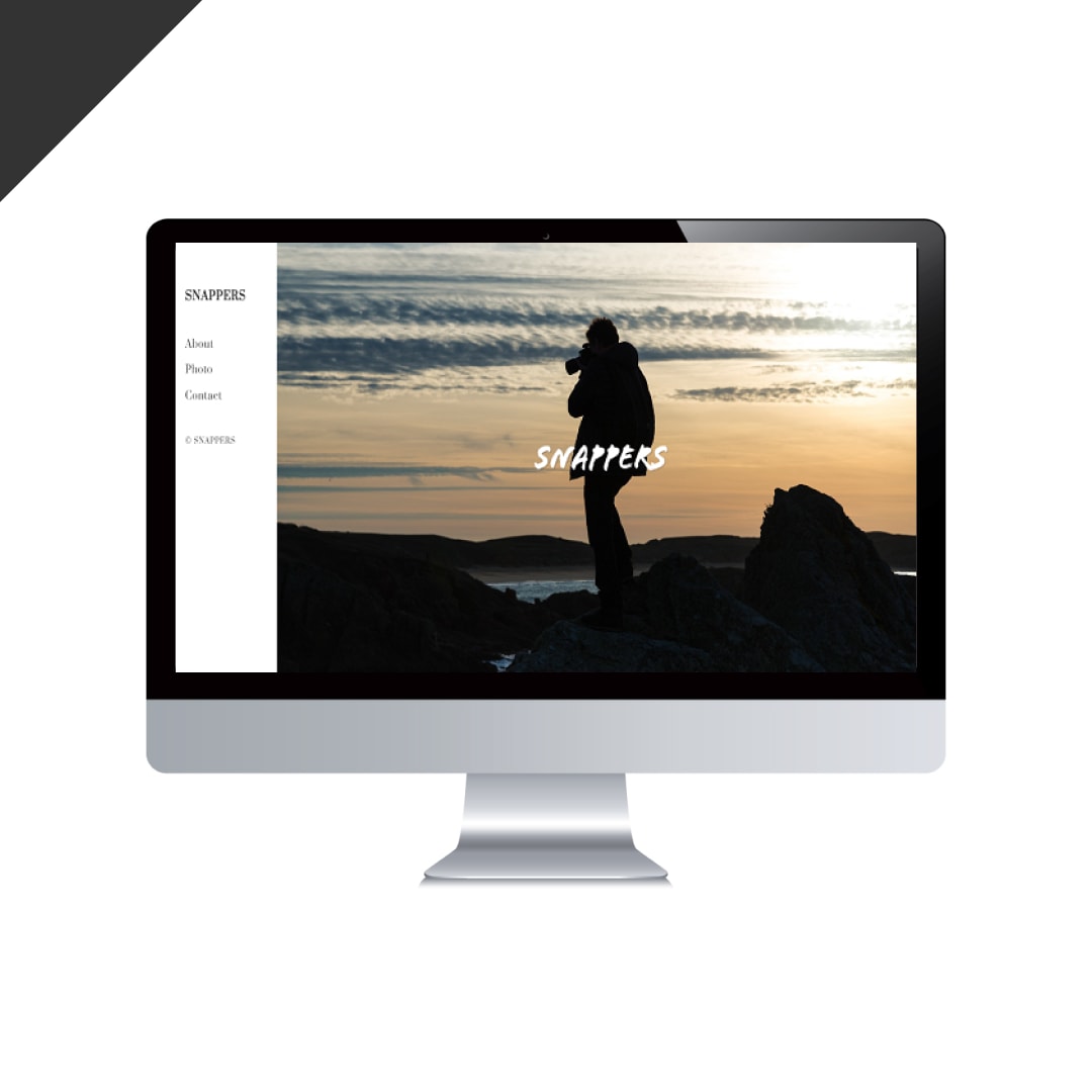 架空の風景写真家「SNAPPERS」ポートフォリオサイト | MIKIHIRO web_designさん(webデザイナー)のポートフォリオ | ココナラ